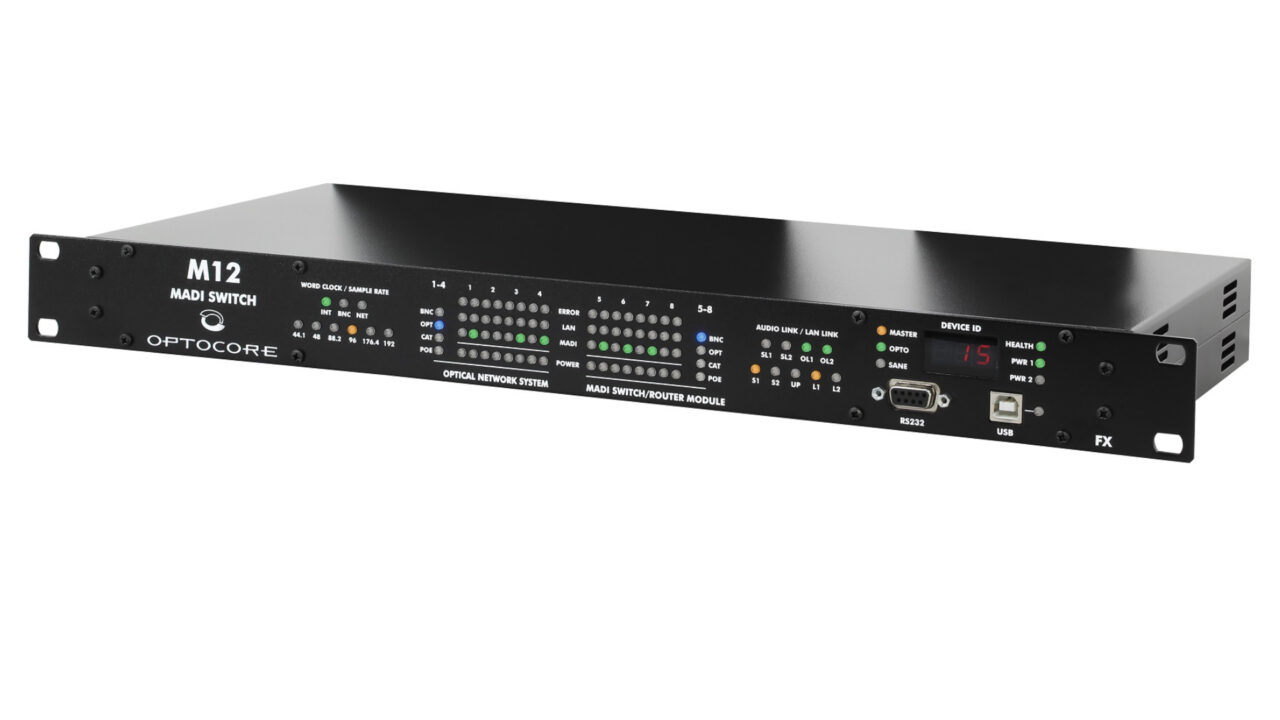 MADI Router/Switch – M12 | Optocore | Fiber Audio Solutions