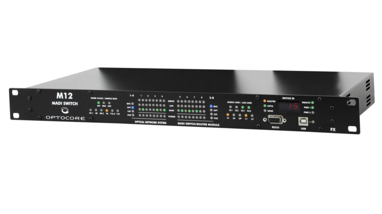 MADI Router/Switch – M12 | Optocore | Fiber Audio Solutions