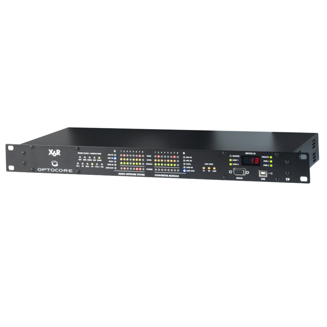 16 Channel AD/DA Fiber Converter - X6R - TP Optocore | Fiber Audio ...